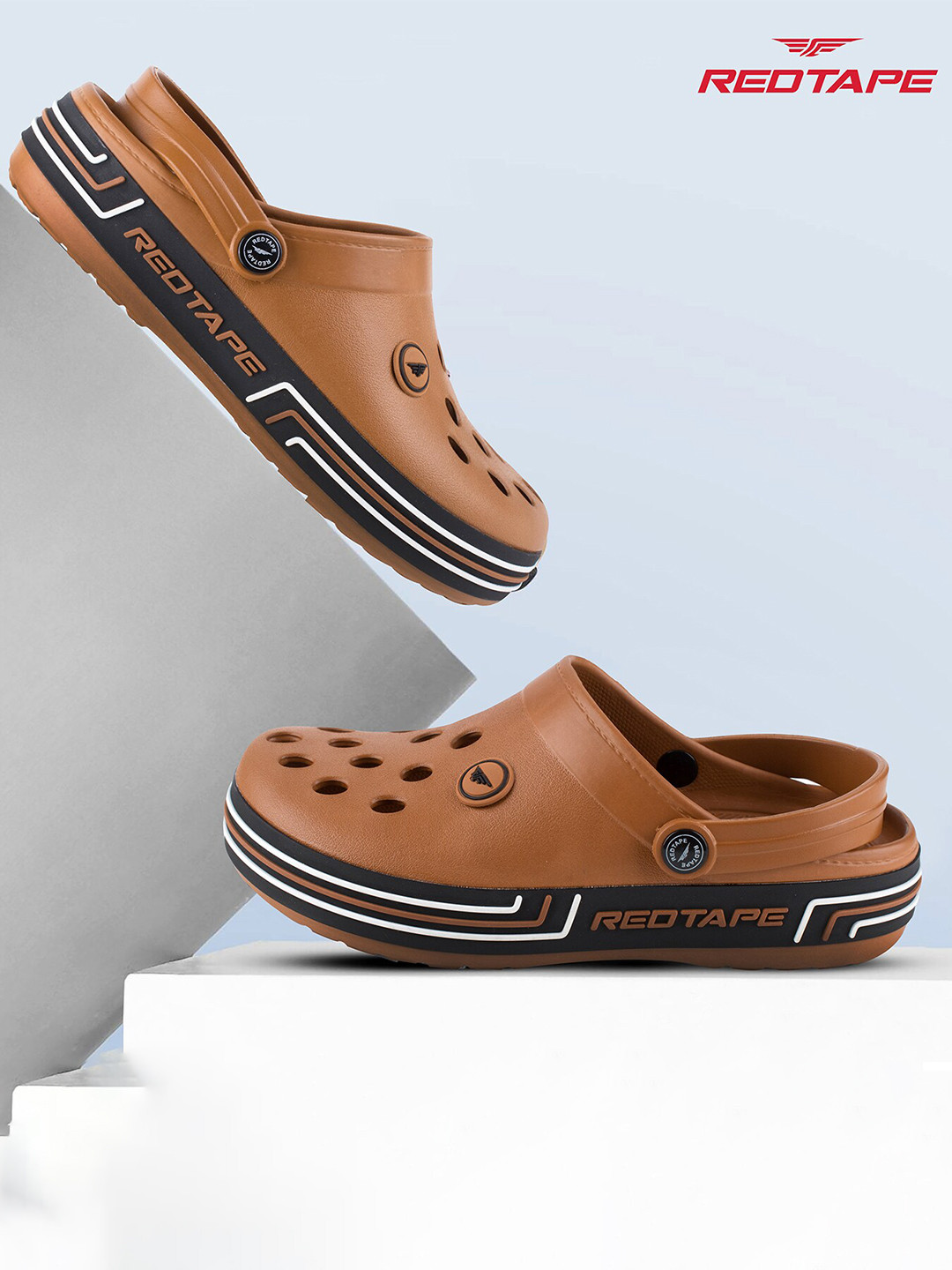 Buy Red Tape Men Lightweight Rubber Clogs - Flip Flops for Men 26382524 ...