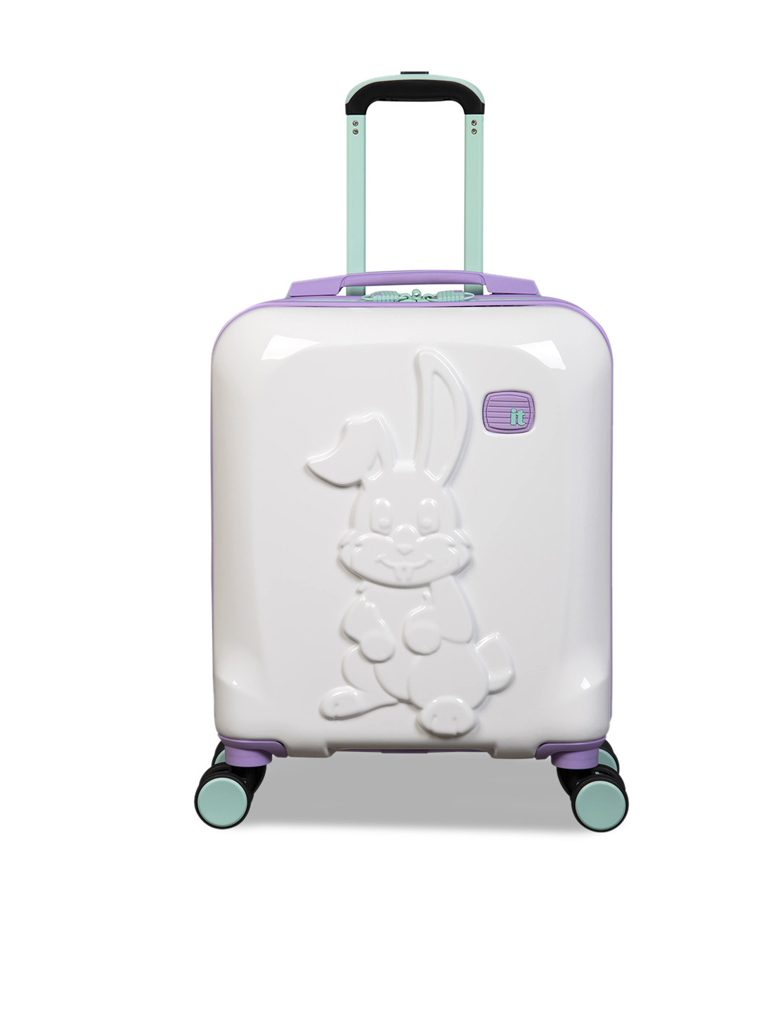 Buy IT Luggage Cotton Tail Kids Textured Hard Sided Cabin Trolley ...