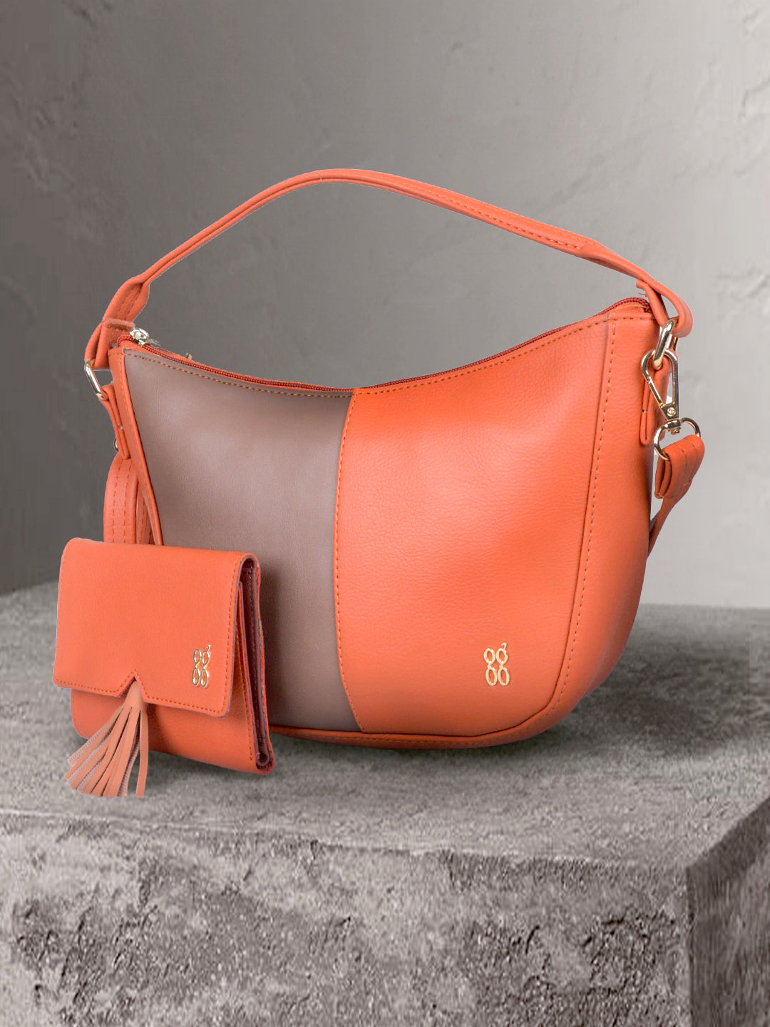 Buy Baggit Set Of 2 Colourblocked Handheld Bag - Handbags for Women ...