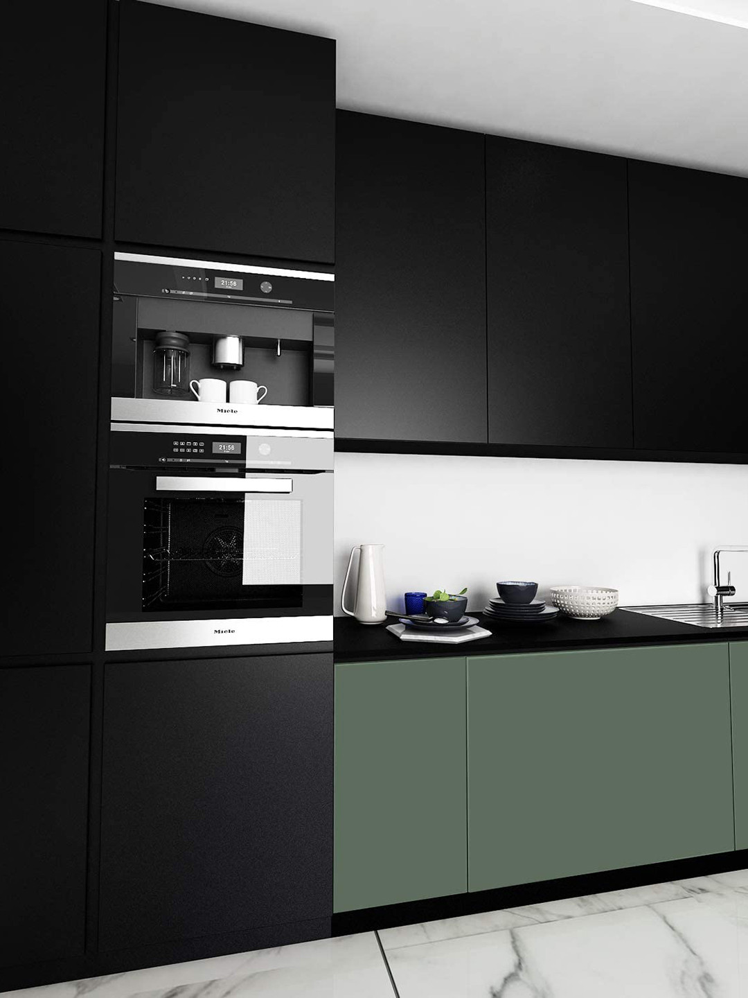 Buy KAAF Black Self Adhesive Wallpaper - Decals And Stickers for Unisex ...