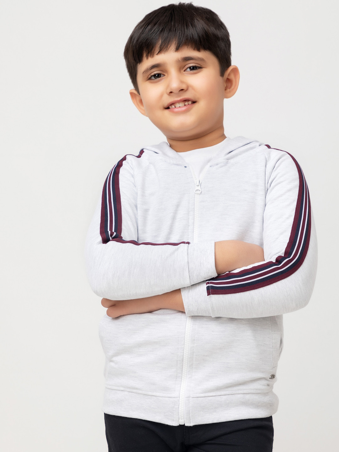 Buy Purple United Kids Boys Fleece Hooded Bomber Jacket - Jackets for ...