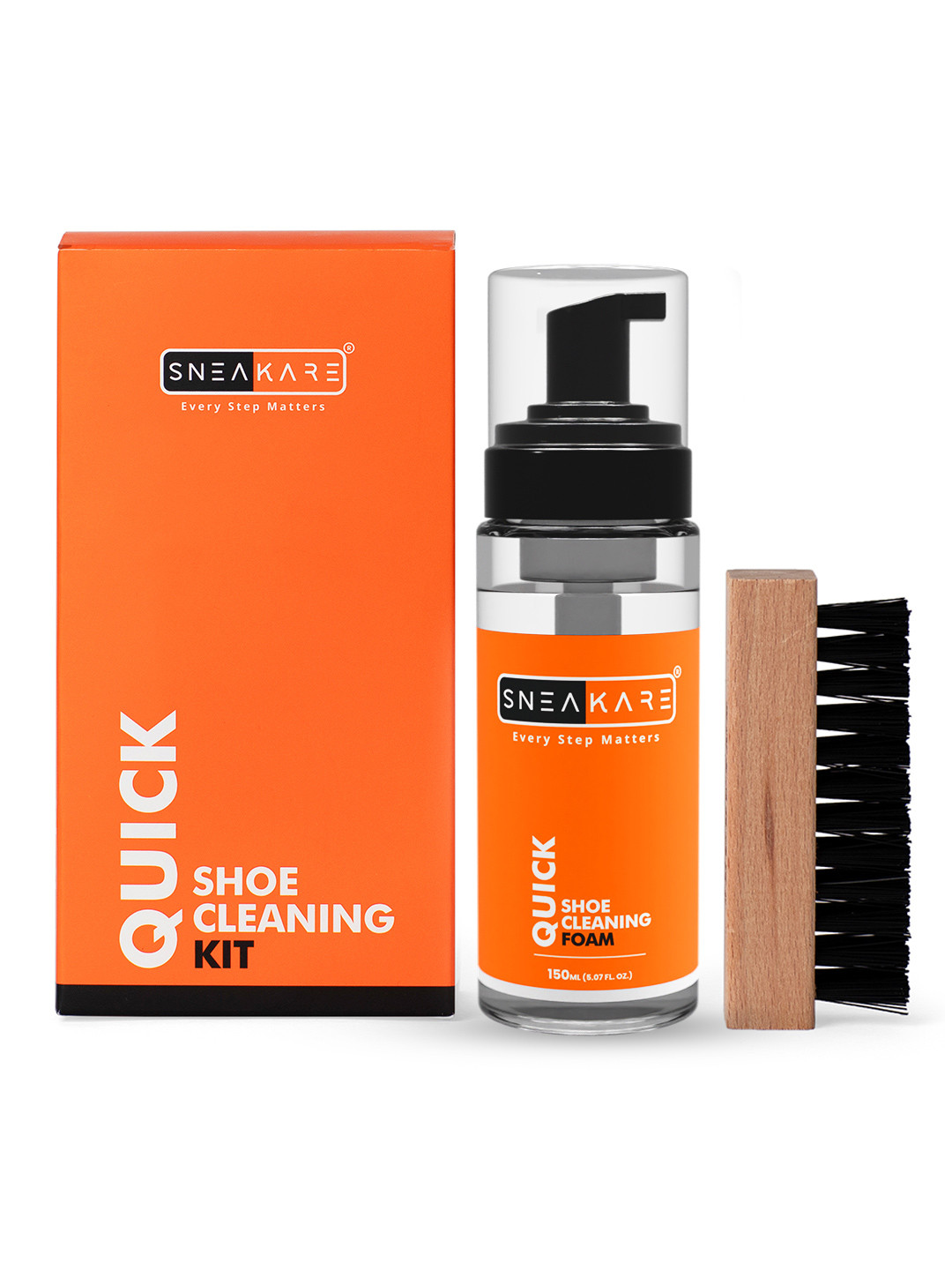Buy SNEAKARE Quick Shoe Cleaning Kit With Shoe Foam Cleaner Brush Shoe ...
