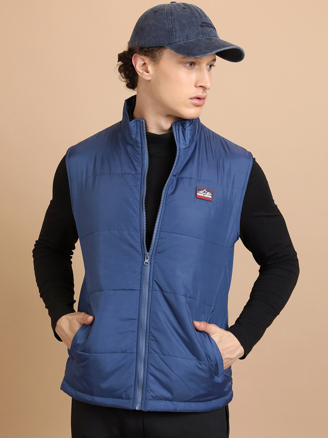 Buy HIGHLANDER High Neck Regular Fit Padded Jacket - Jackets for Men ...