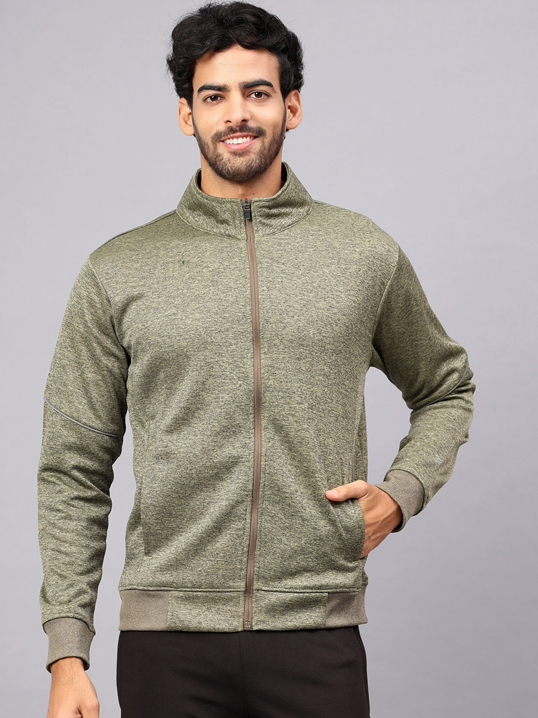 Buy Shiv Naresh Mock Collar Lightweight Sporty Jacket - Jackets for Men ...