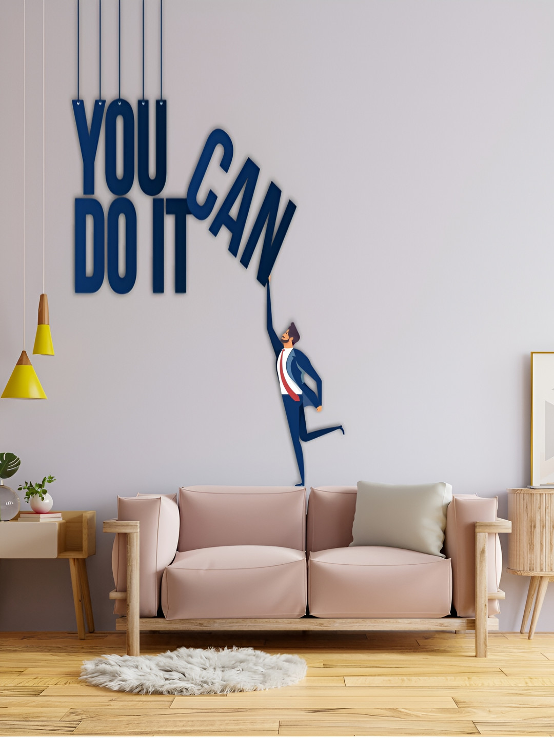 Buy CVANU Blue & Red Self Adhesive Wall Stickers - Decals And Stickers ...