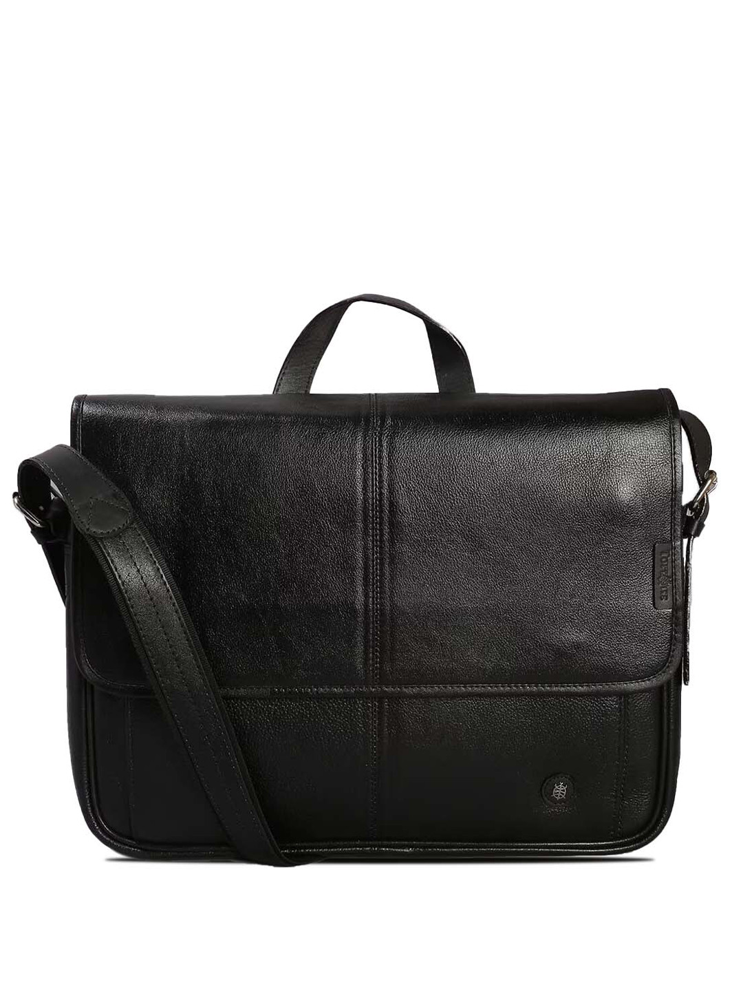 Buy Tortoise Cortez Structured Genuine Leather Laptop Bag 15.5 Inch ...