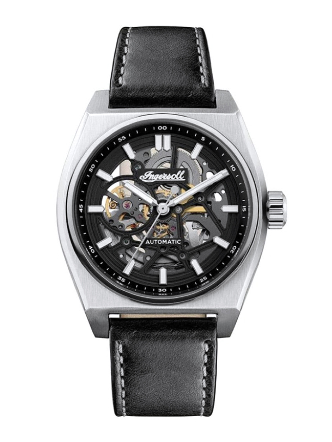 Buy Ingersoll Men Skeleton Dial & Leather Analogue Automatic Motion ...