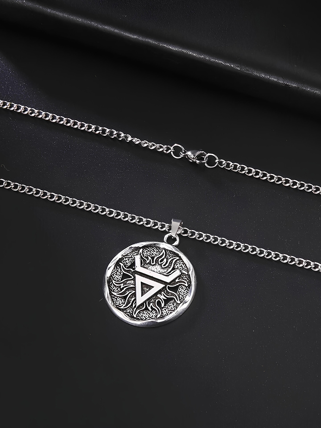 Buy KARISHMA KREATIONS Silver Plated God Veles Symbol Slavic Pagan ...