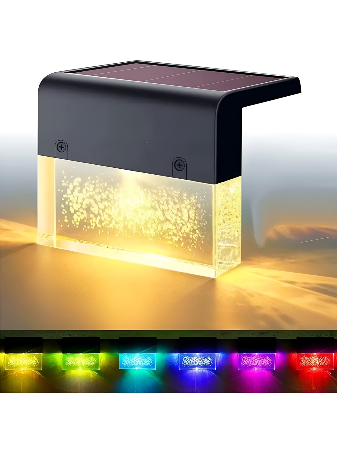 Buy HOPZ Black Solar Light Outdoor Lamp - Outdoor Lamps for Unisex ...