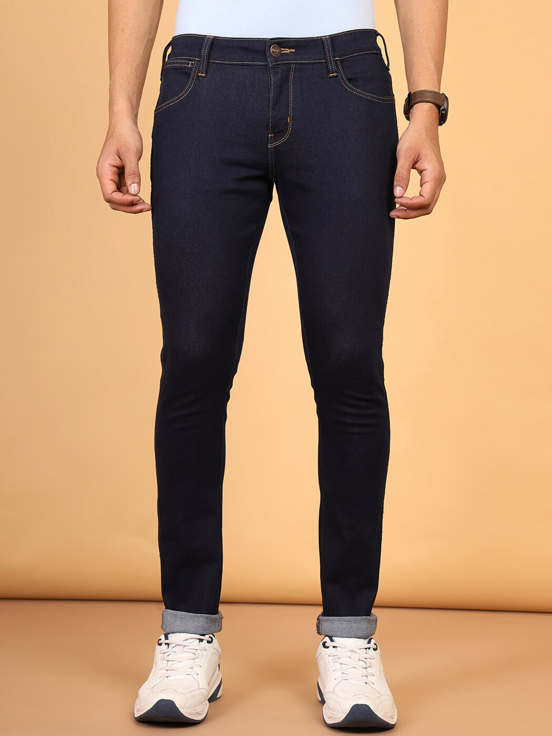 Buy Wrangler Men Vegas Skinny Fit Low Rise Stretchable Jeans - Jeans ...