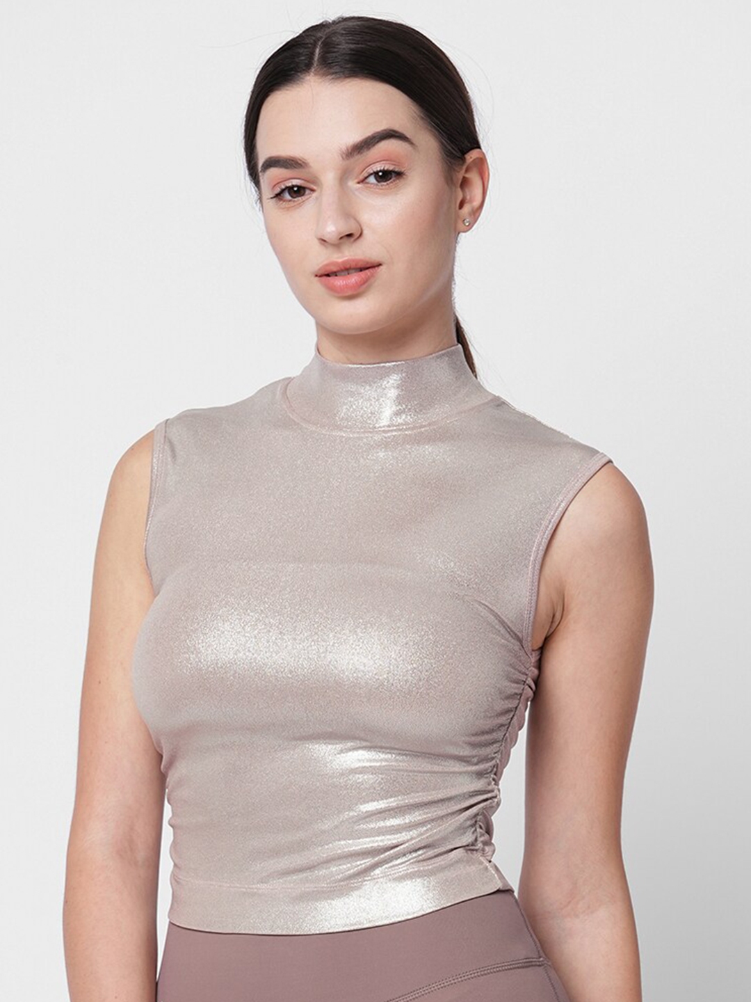 Buy Fitkin High Neck Crop Top Tops For Women 26509792 Myntra