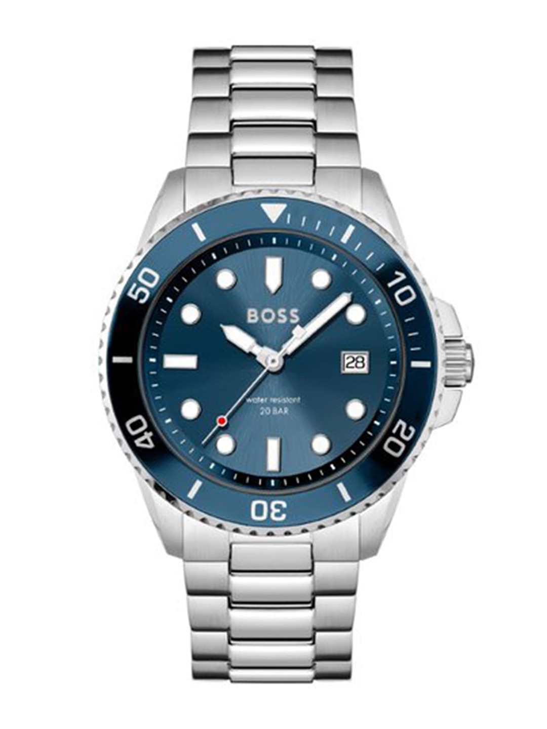 Buy BOSS Men Stainless Steel Bracelet Style Straps Analogue Watch ...