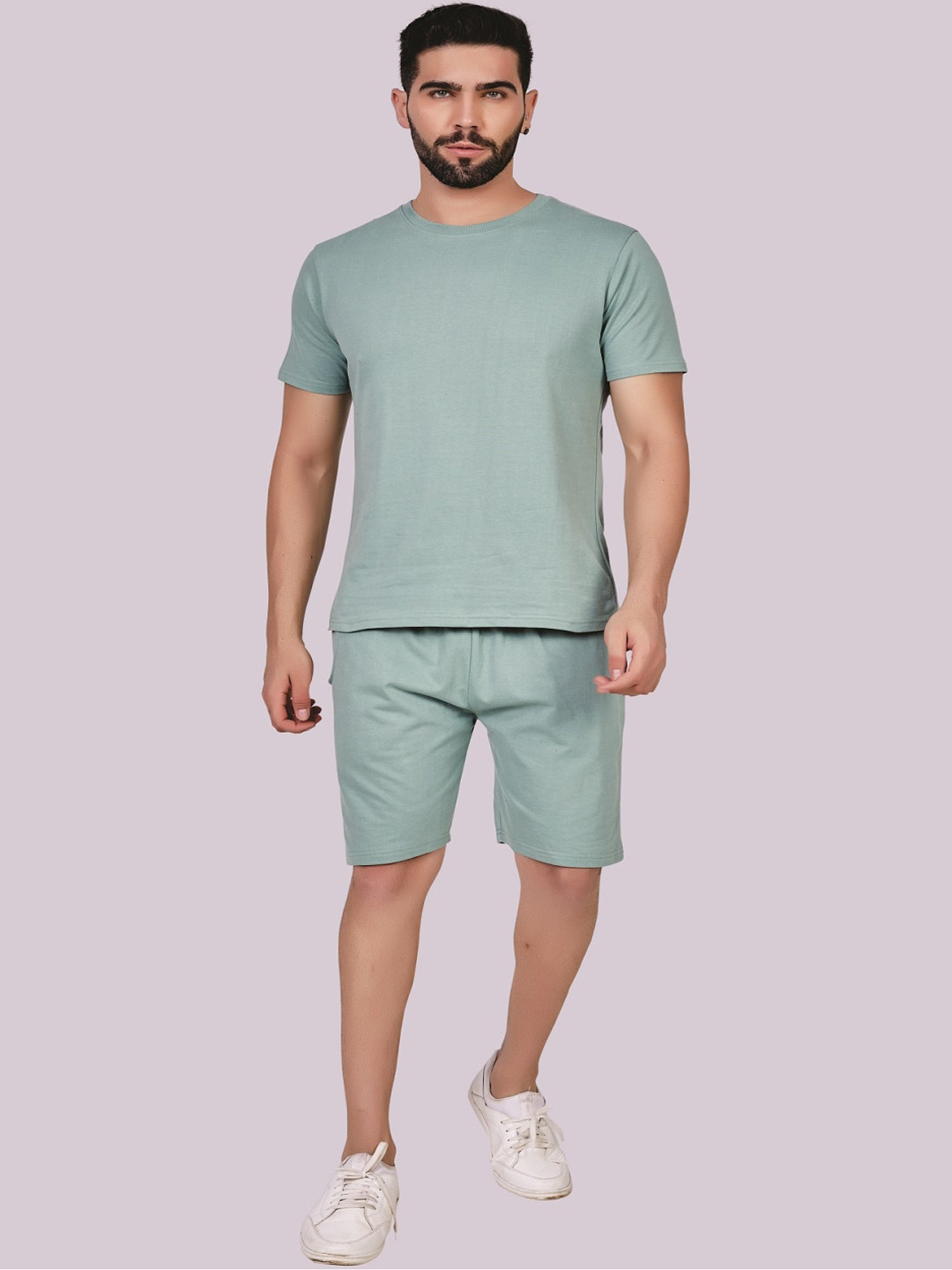 Buy Ecott Men Round Neck Pure Cotton Co Ords Set - Co Ords for Men 26515454 | Myntra