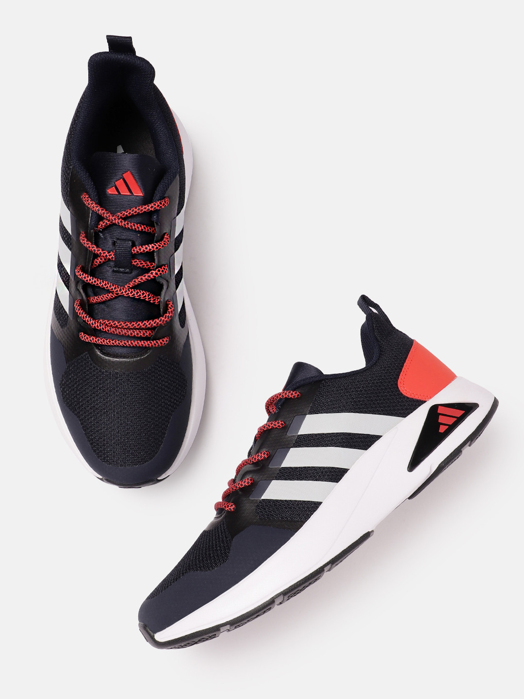 Buy ADIDAS Men Woven Design Round Toe Laufen Speed Running Shoes With ...