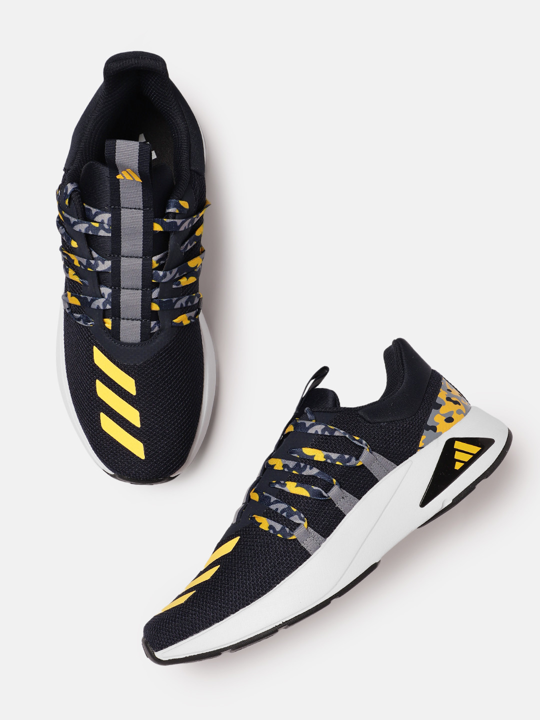 Buy ADIDAS Men Woven Design RunIN Tech M Running Shoes - Sports Shoes ...