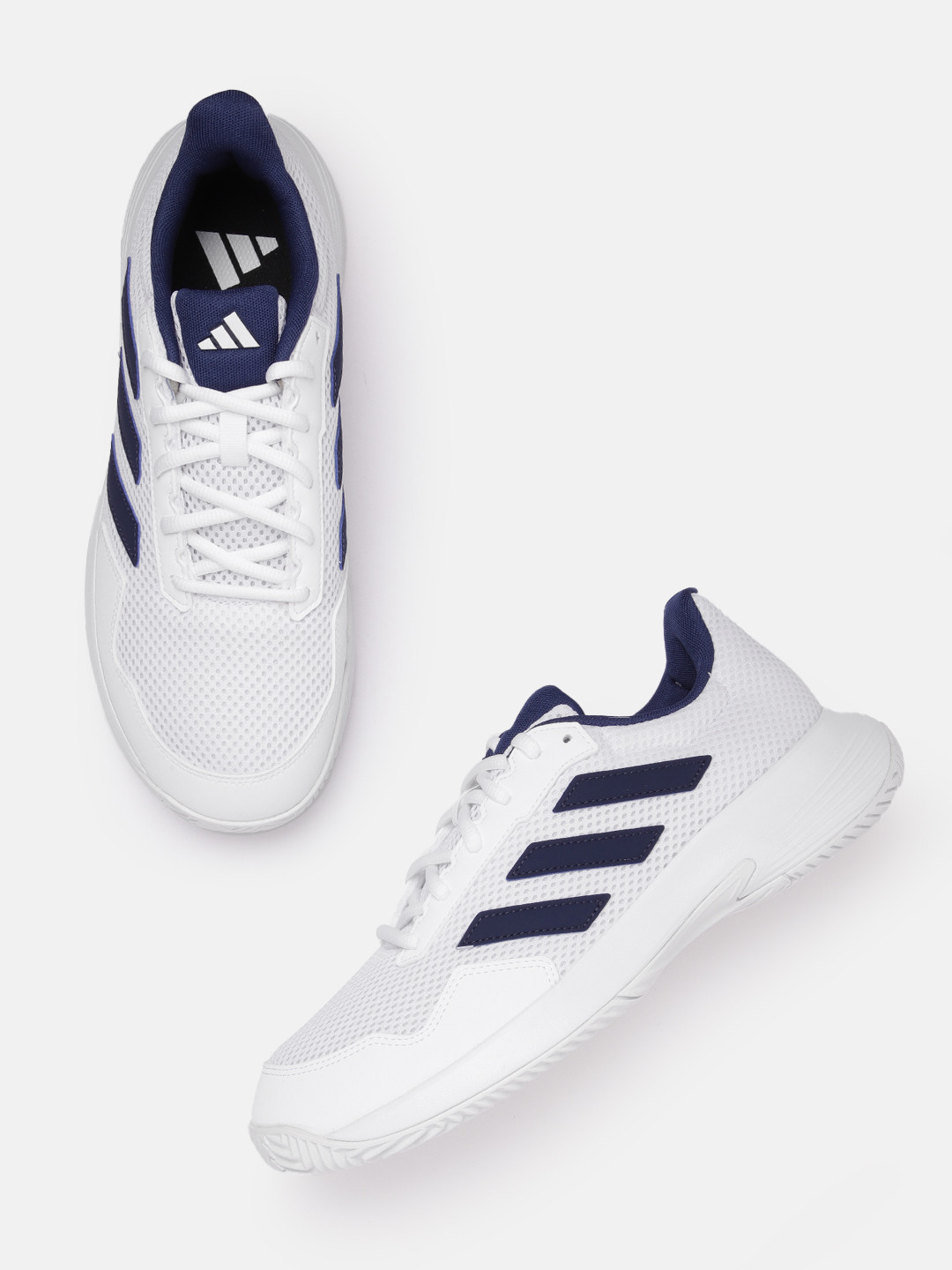 Buy ADIDAS Unisex Woven Design Round Toe Game Spec 2 Tennis Shoes With ...