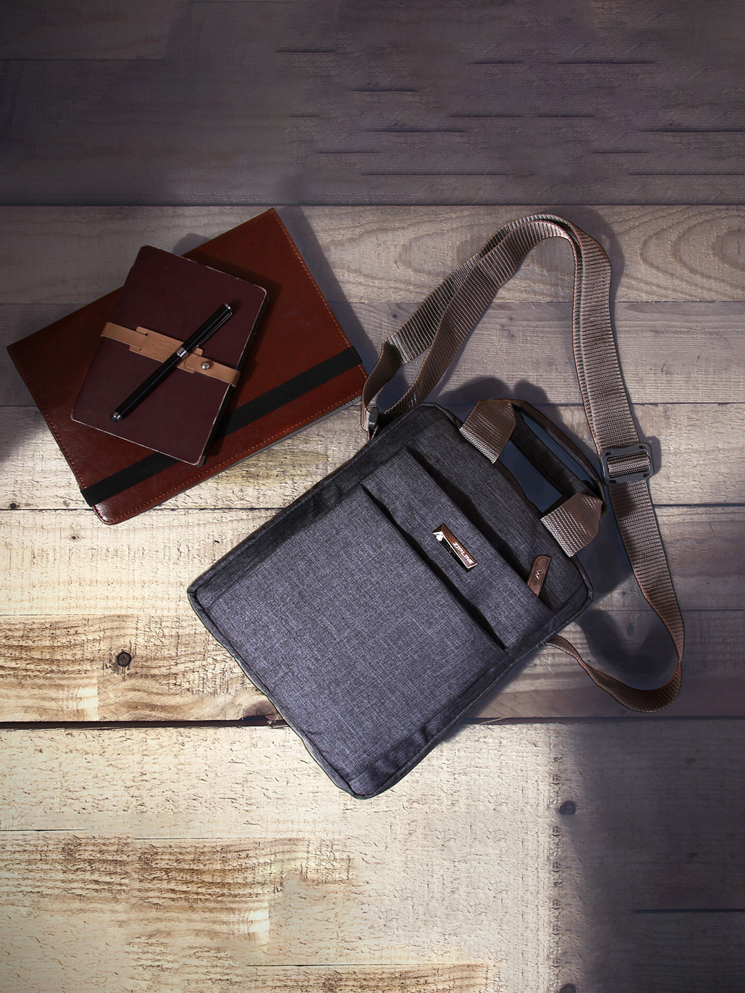 Buy ZIPLINE Textured Messenger Bag - Messenger Bag for Unisex 26526700 ...