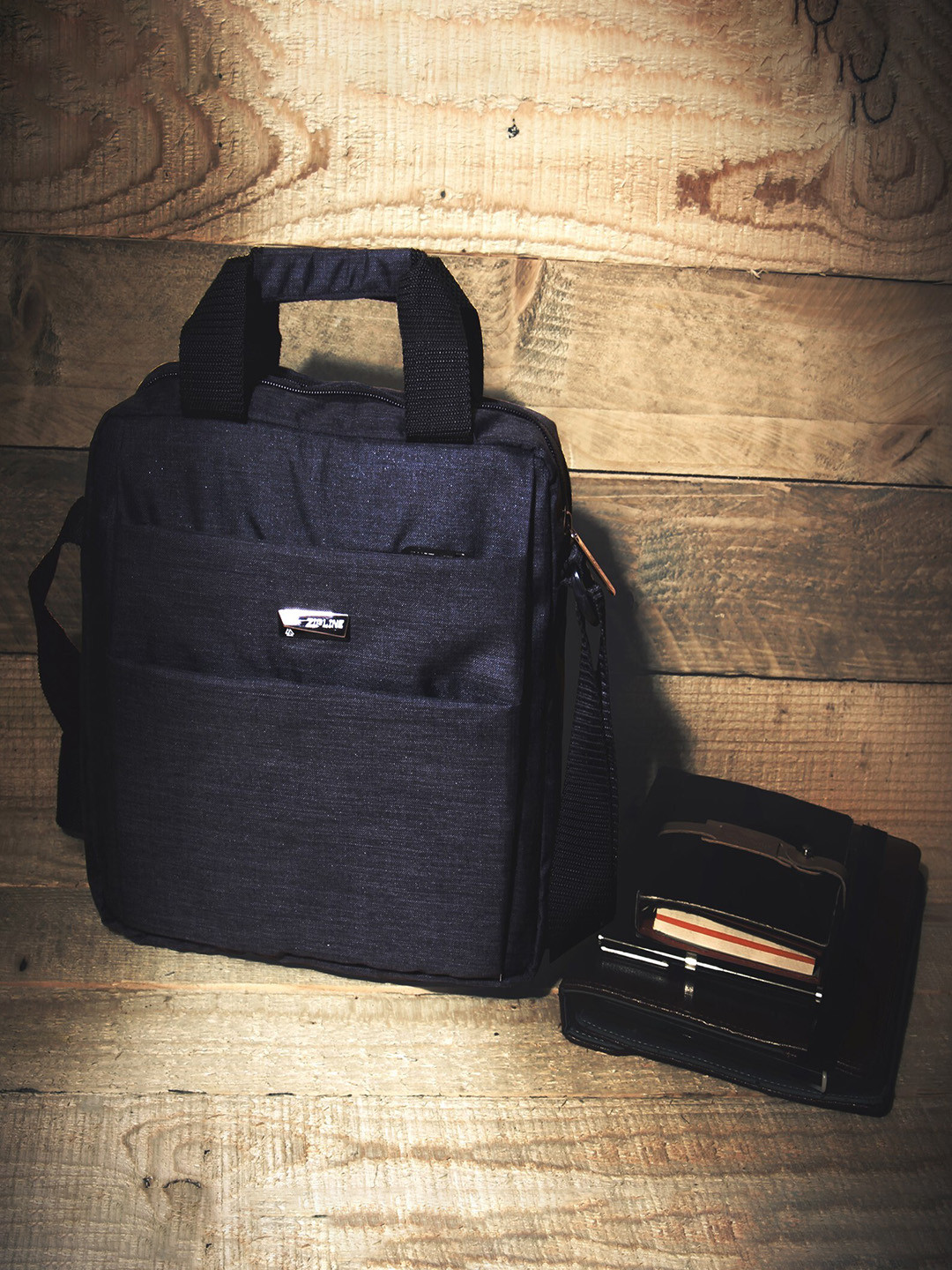 Buy ZIPLINE Unisex Textured Messenger Bag - Messenger Bag for Unisex ...