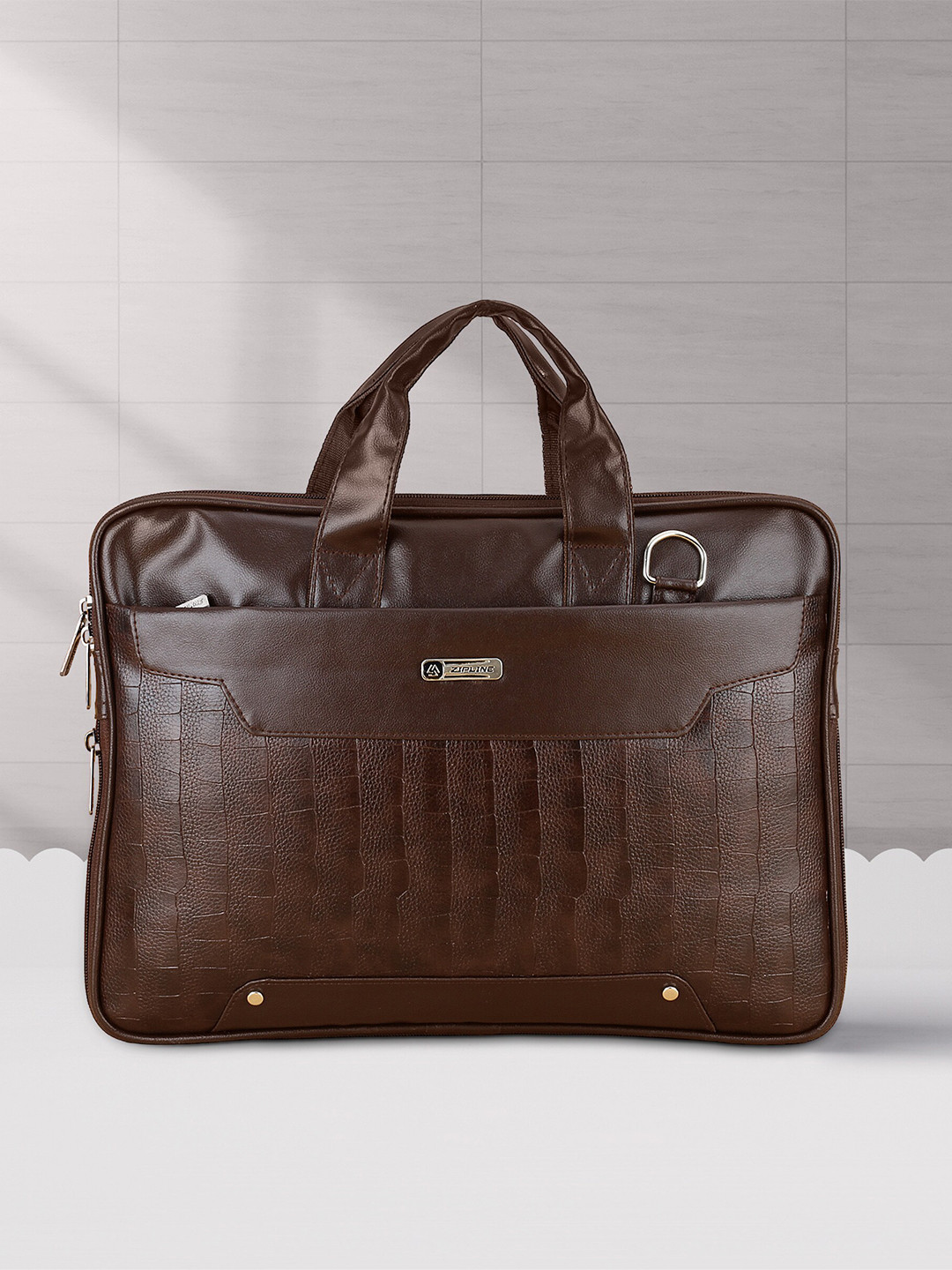 Buy ZIPLINE Textured Laptop Bag - Laptop Bag for Unisex 26526772 | Myntra