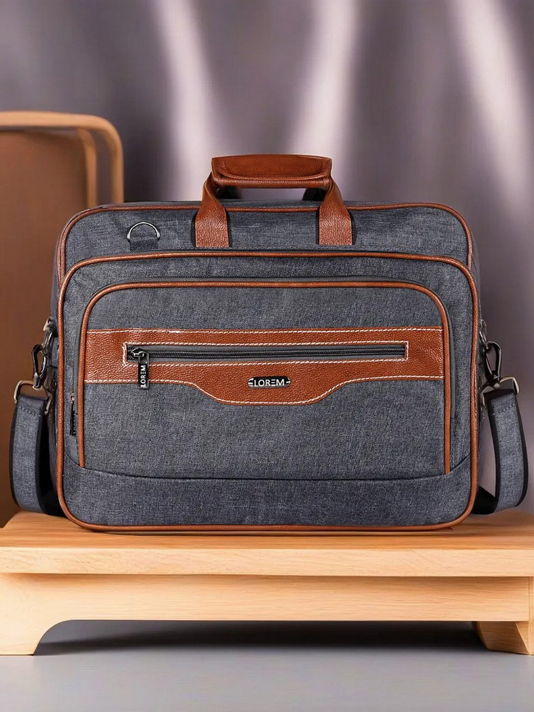 Buy LOREM Unisex Textured Laptop Bag - Laptop Bag for Unisex 26536136 ...