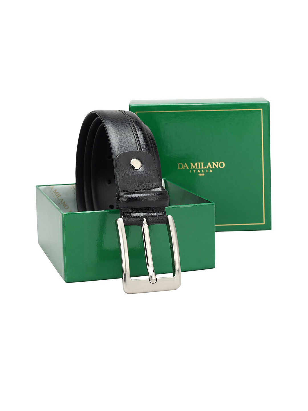 Buy Da Milano Men Textured Leather Reversible Belt - Belts for Men ...