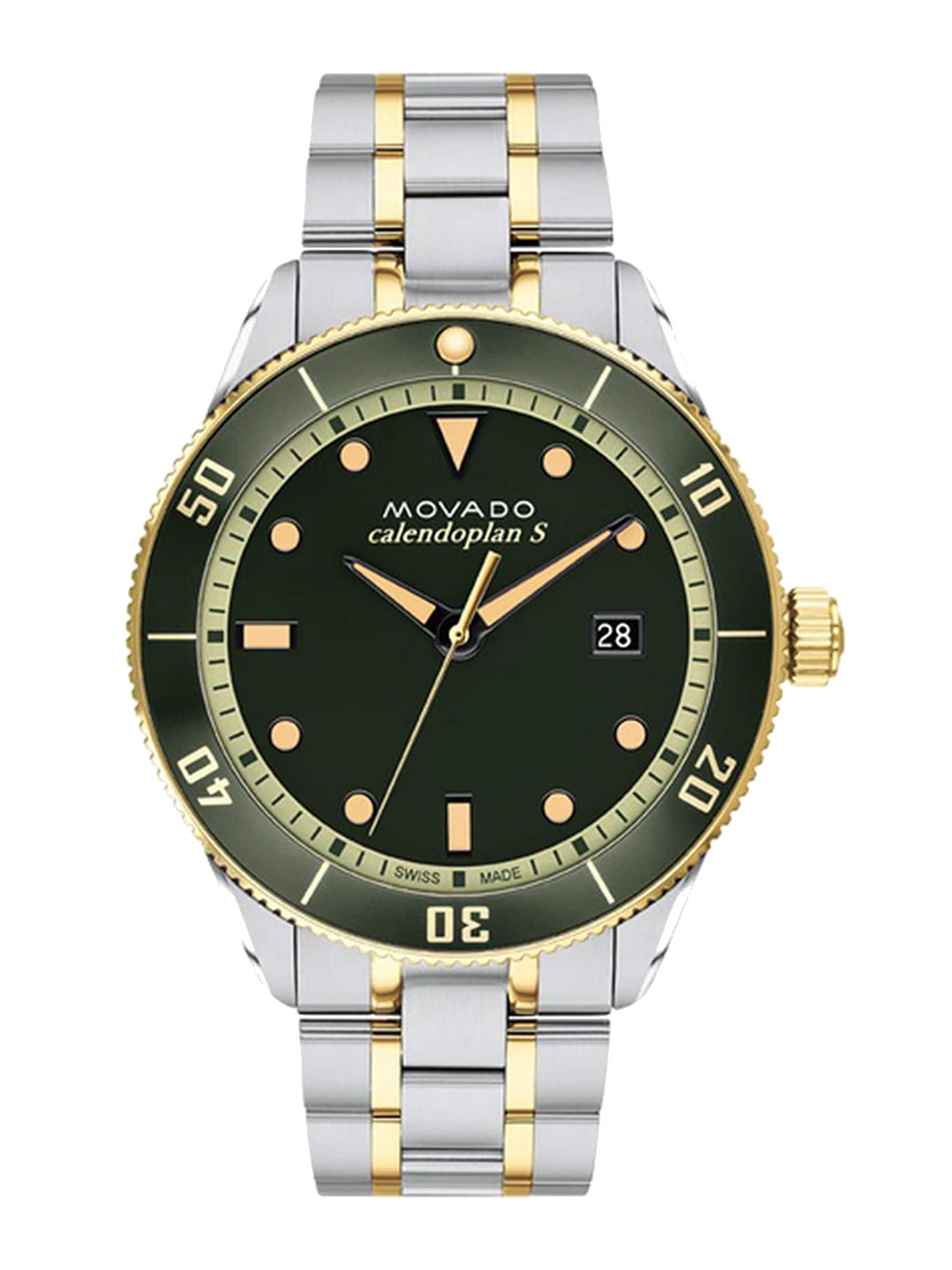 Buy MOVADO Heritage Men Stainless Steel Bracelet Style Straps Analogue ...