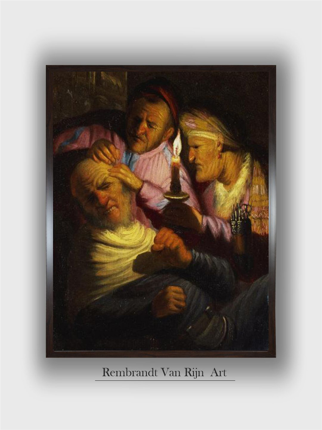 Buy The Art House Wooden The Sense Of Touch: The Stone Operation Wall ...