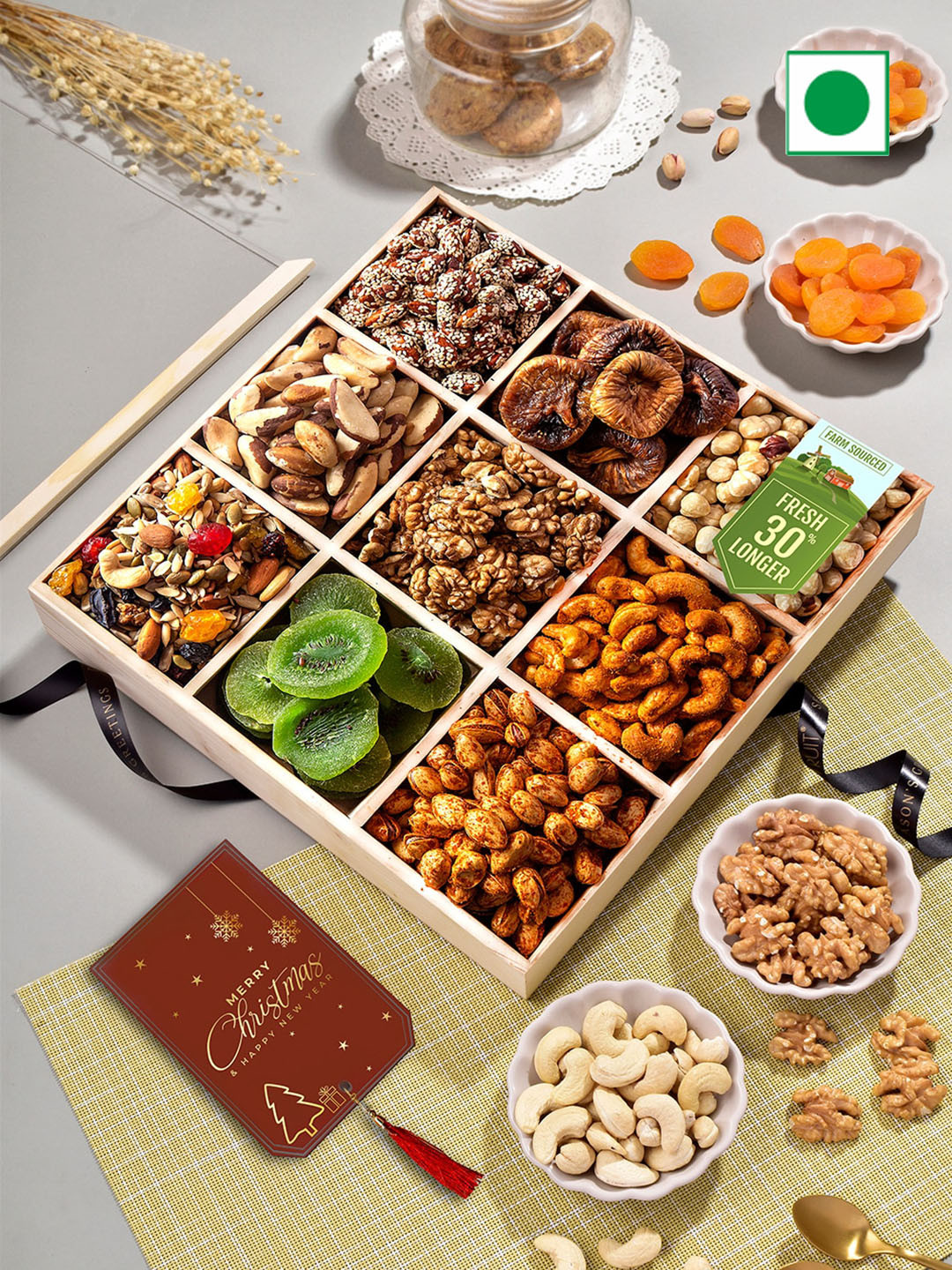 Buy RawFruit Premium Dry Fruits Gift Box - Nuts Seeds And Dried Fruits ...