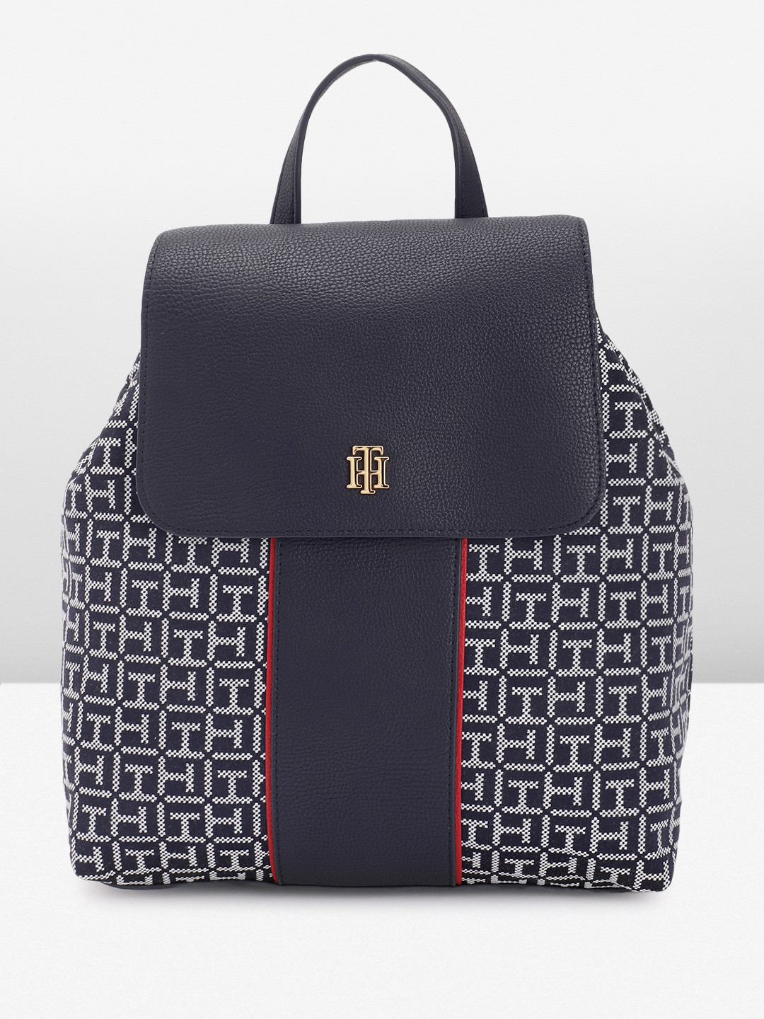 Buy Tommy Hilfiger Women Brand Logo Embroidered Backpack - Backpacks ...