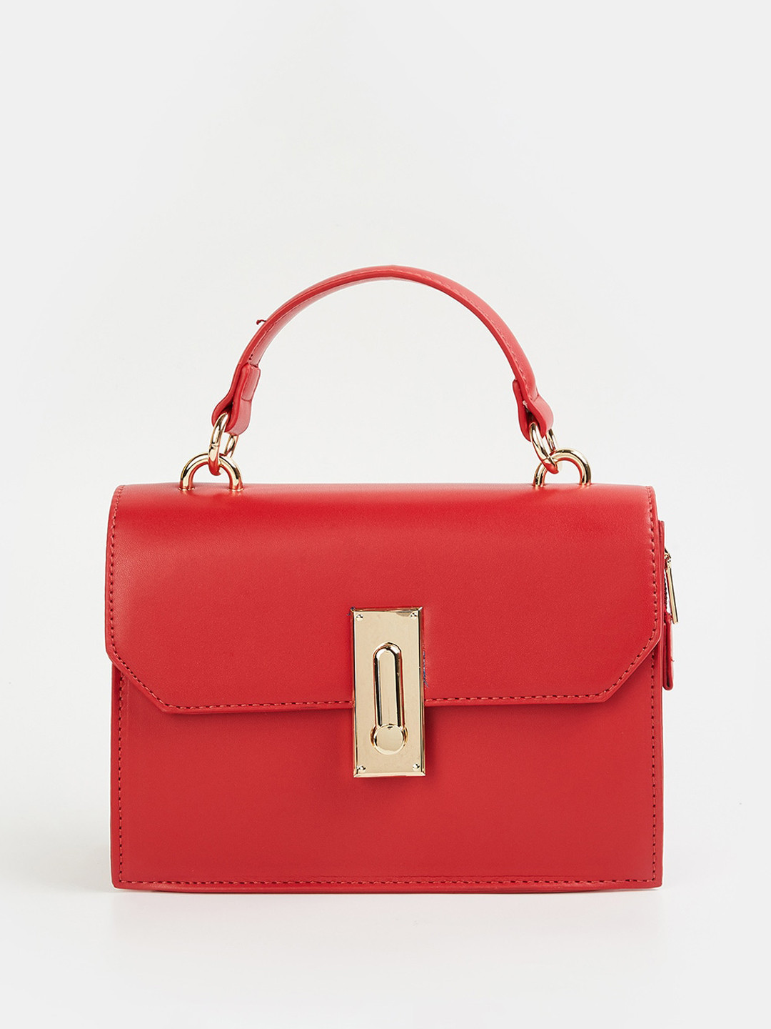 Buy CODE By Lifestyle PU Structured Satchel - Handbags for Women ...