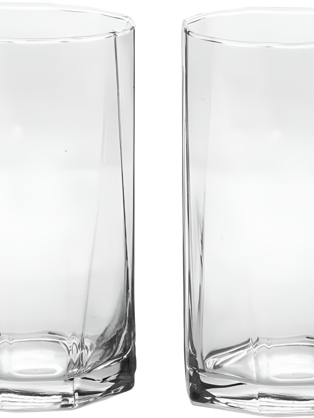 Buy Afast Transparent 2Pcs Glass Water Or Juice Glass Dishwasher Safe ...