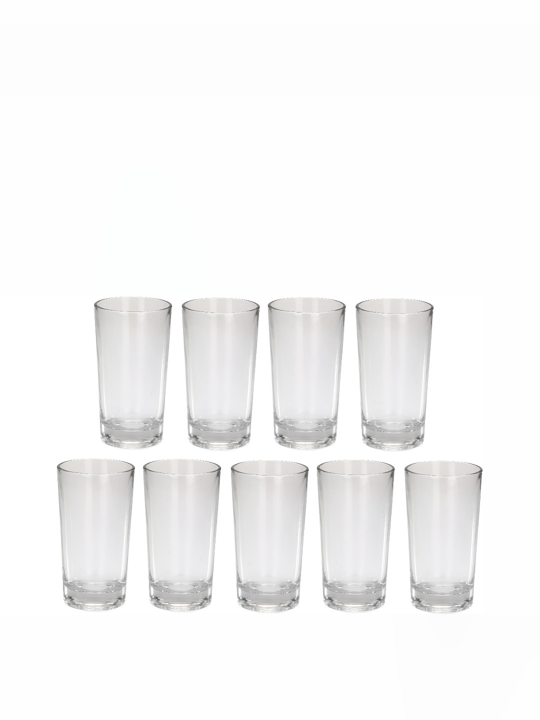 Buy Afast Transparent 9Pcs Glass Water Or Juice Glass Dishwasher Safe ...