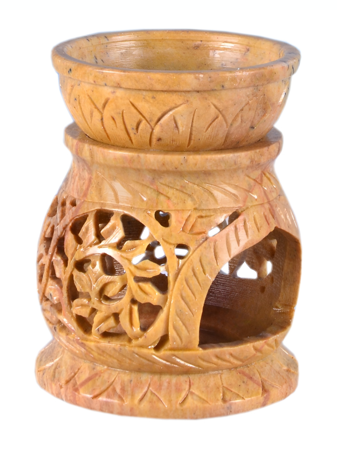 Buy Avinash Handicrafts Brown Textured Brown Stone Aroma Oil Diffusers ...