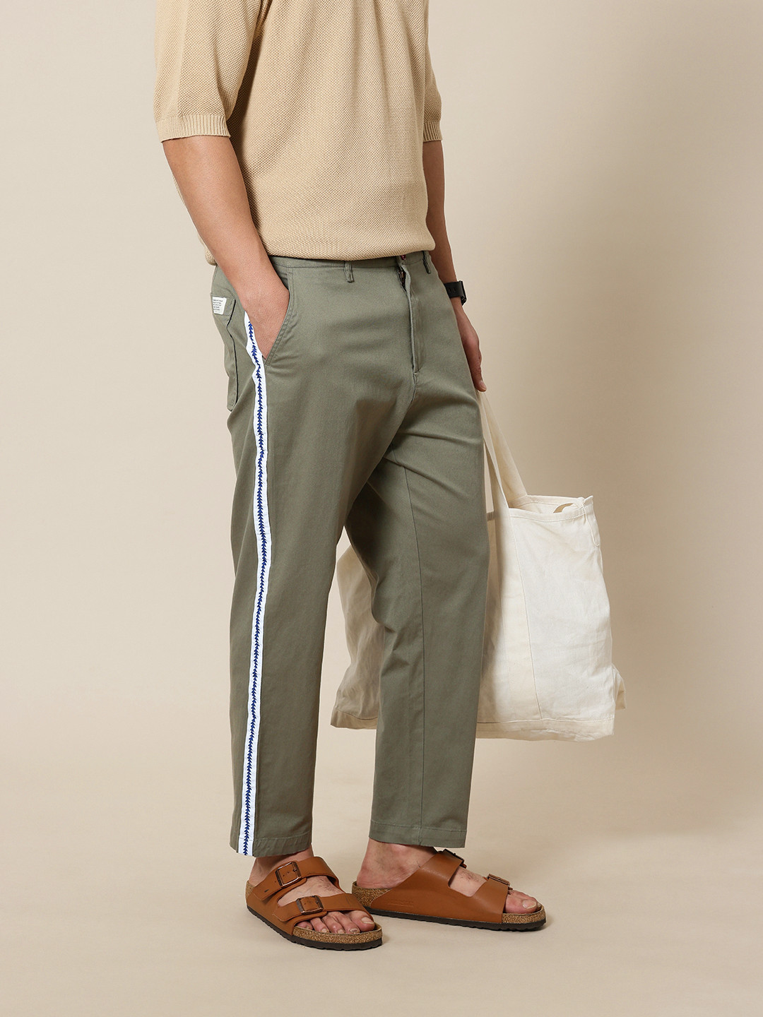 Buy Mr Bowerbird Men Liberal Fit Trousers - Trousers for Men 26611266 ...
