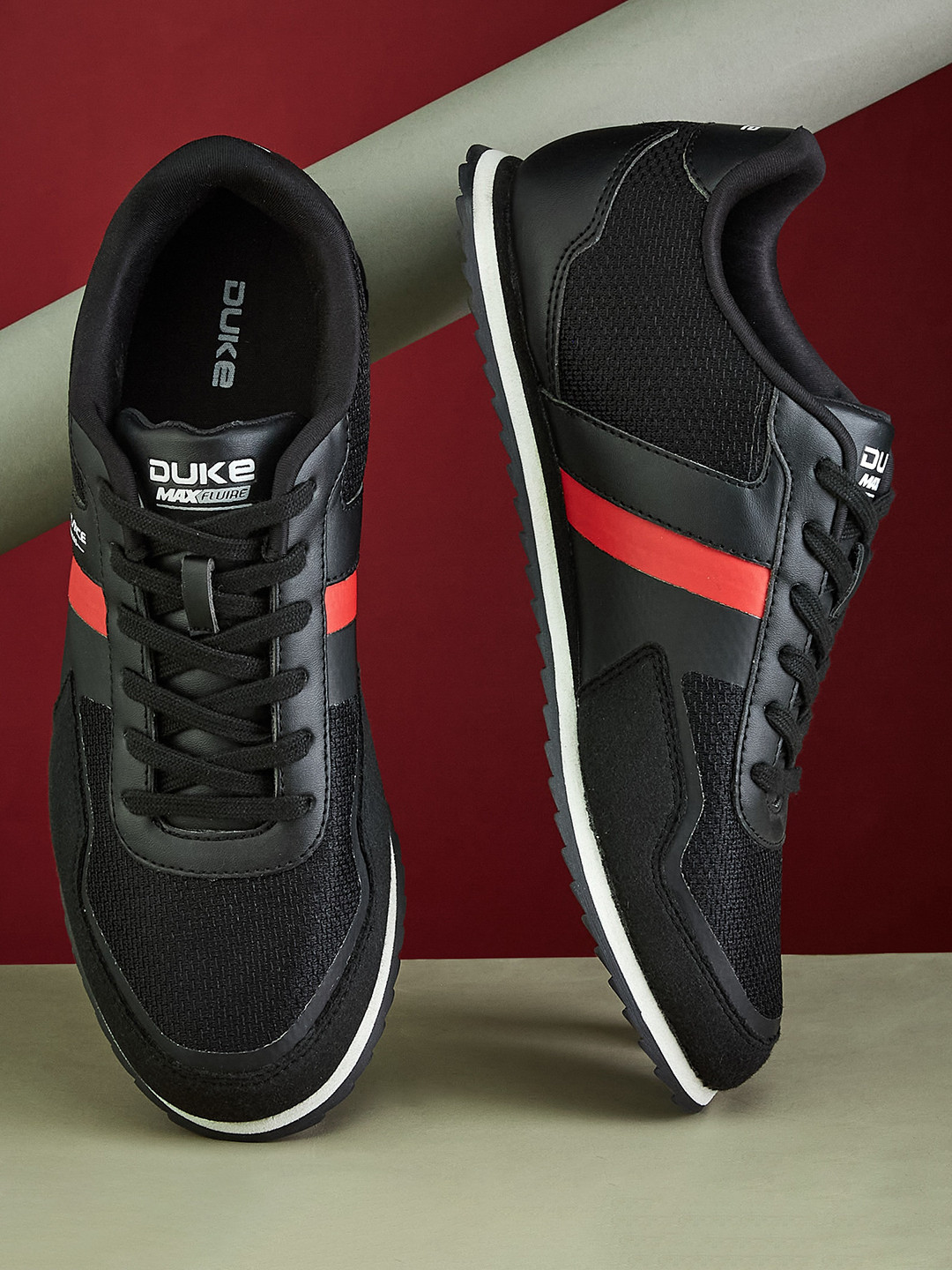 Buy Duke Men Textured Lace Up Sneakers - Casual Shoes for Men 26615672 ...