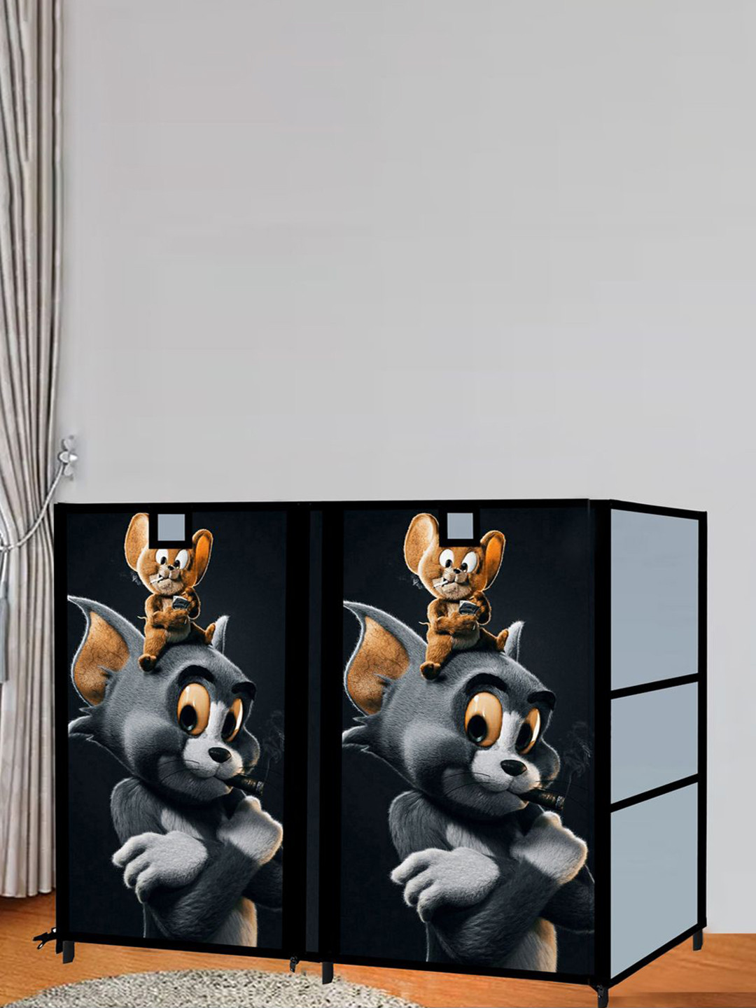 Buy Urban Choice Grey Printed 8 Layers Shoes Rack - Racks And Wardrobes ...