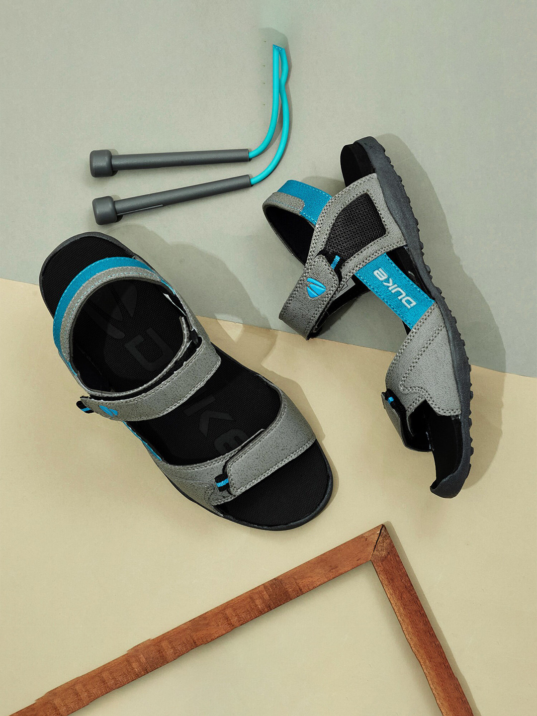 Buy Duke Men Floaters Sports Sandals With Velcro Closure - Sandals for ...