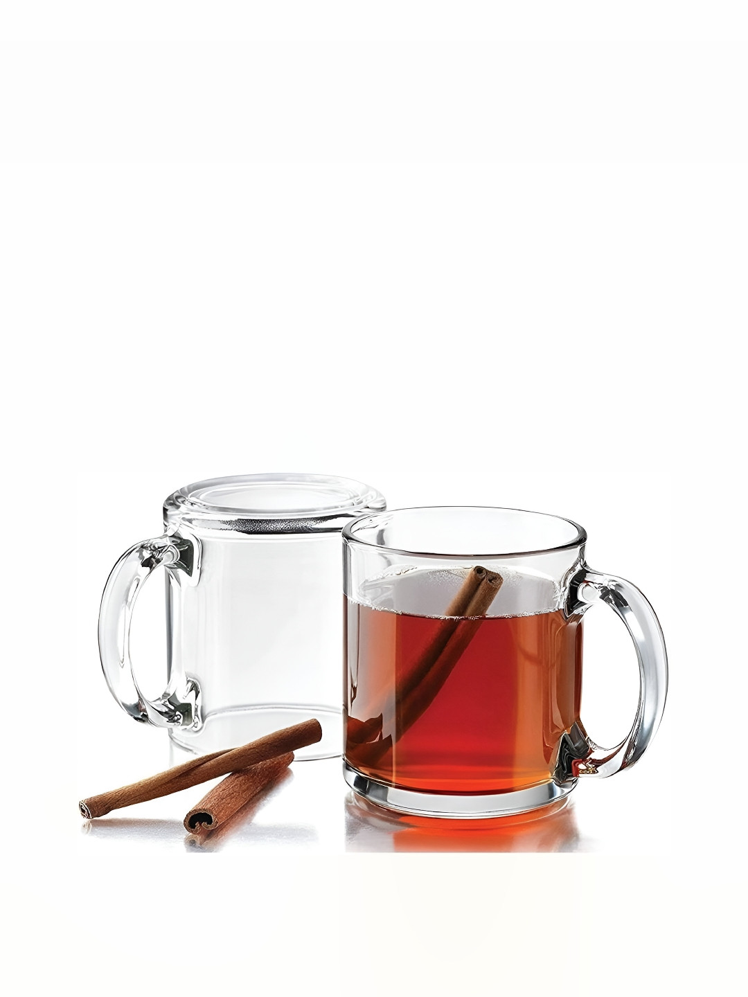 Buy Afast Transparent 2 Pieces Dishwasher Safe Geometric Glass ...