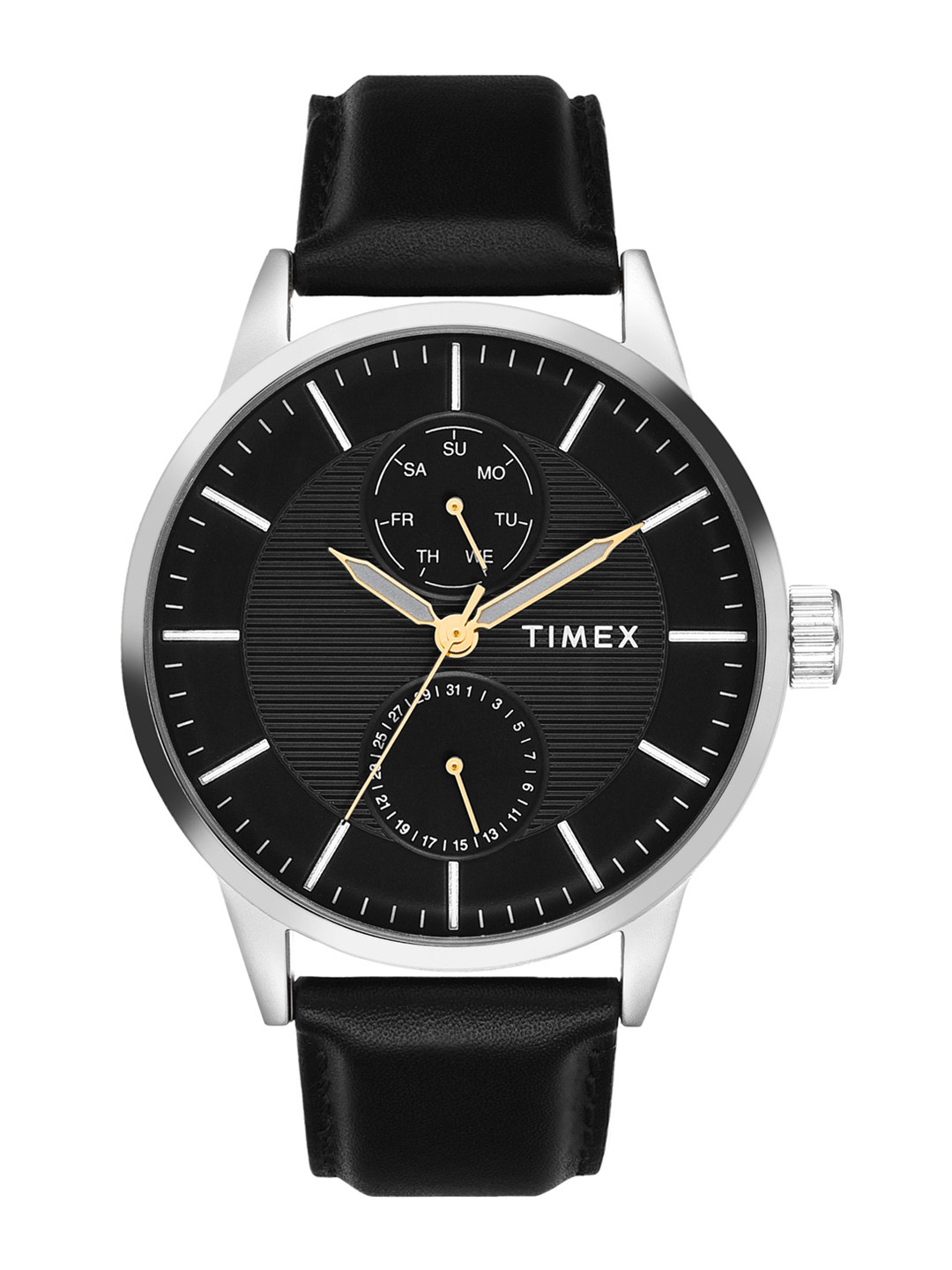 Buy Timex Men Leather Straps Multi Function Watch TWEG19915 - Watches ...