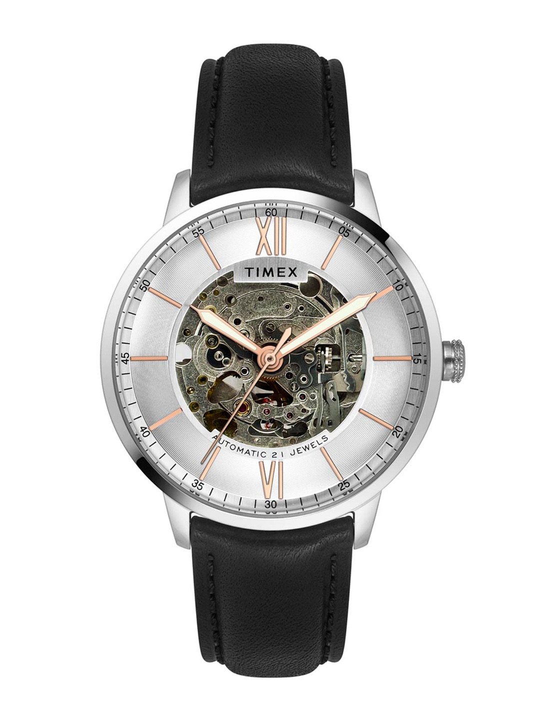 Buy Timex Men Skeleton Dial & Leather Straps Analogue Watch TWEG23500 ...
