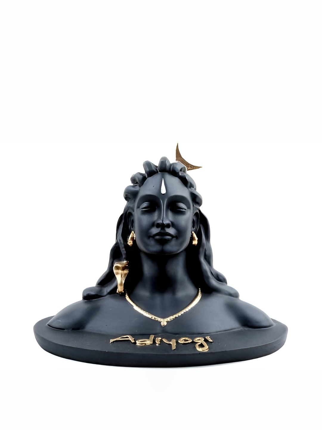 Buy Navyaksh Black Adiyogi Shiva God Idol Showpiece - Showpieces for ...