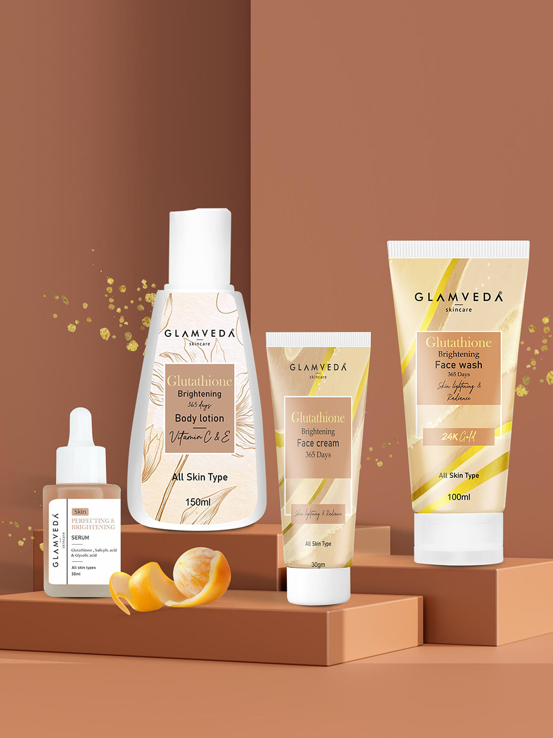 Buy GLAMVEDA Glutathione Skin Perfecting Combo - Skin Care Combo for ...