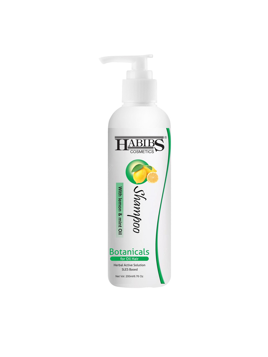 Buy HABIBS Botanicals Shampoo With Lemon & Mint Oil 200 Ml - Shampoo ...