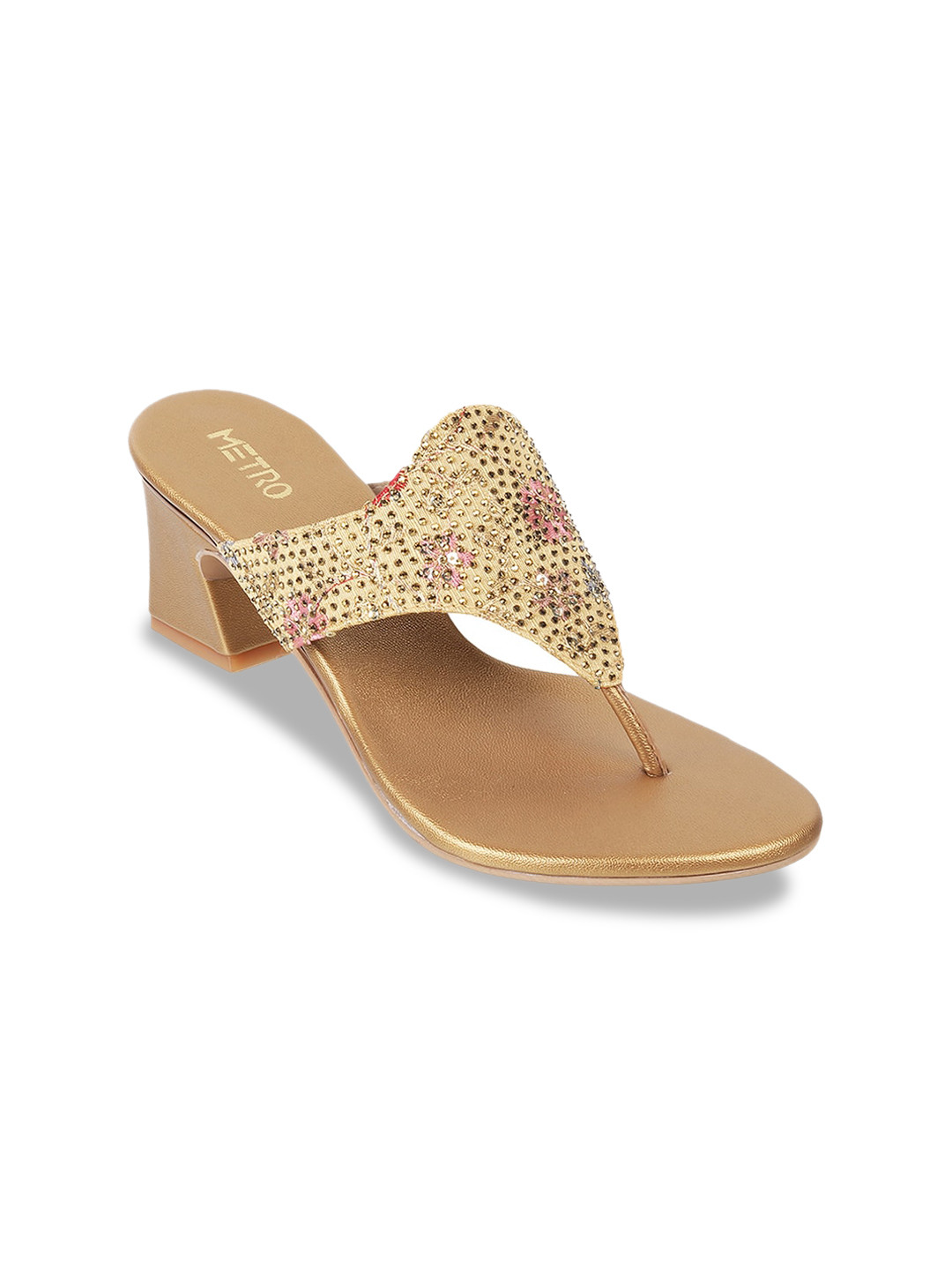 Buy Metro Embellished Block Heels - Heels for Women 26631932 | Myntra
