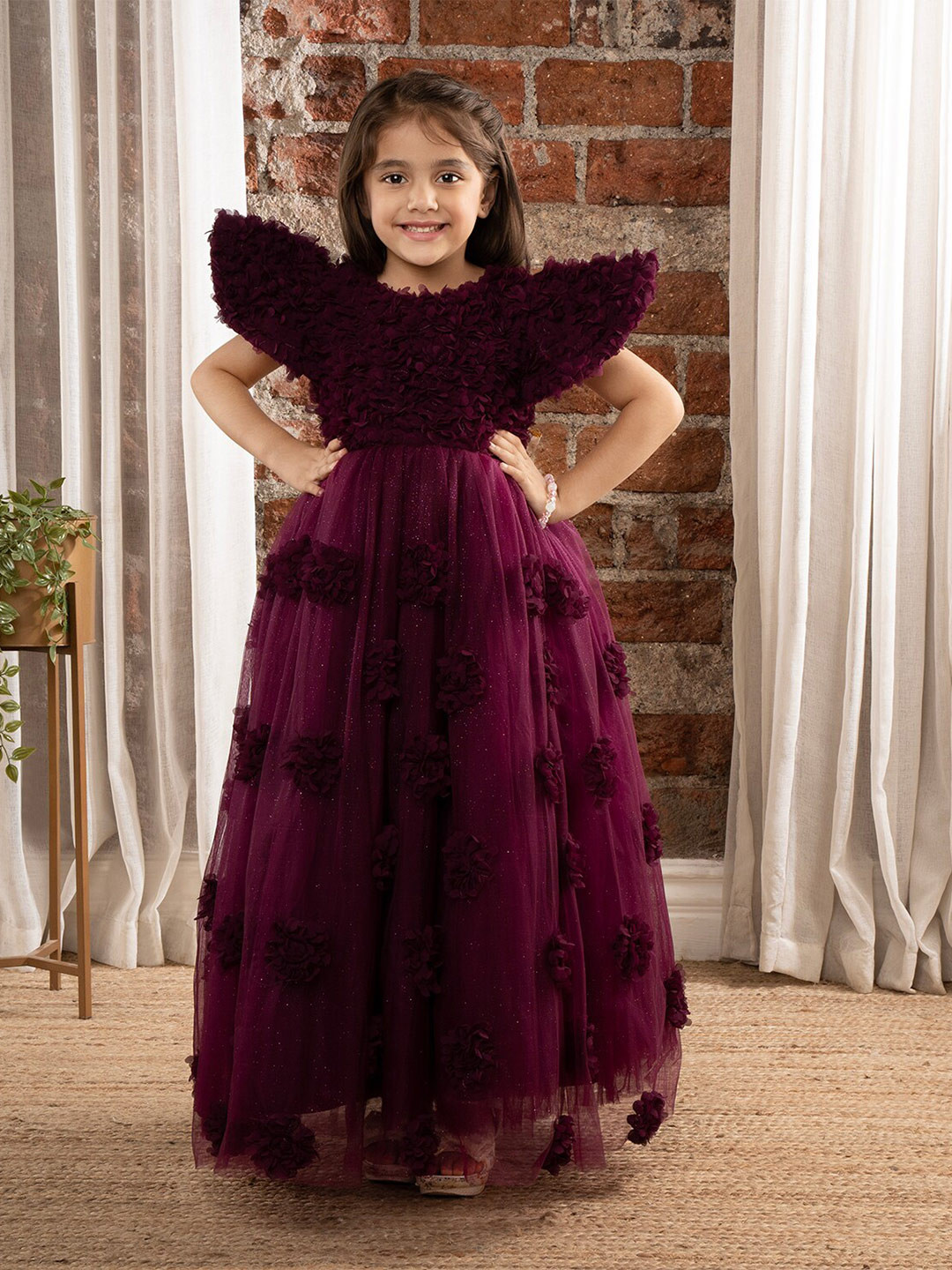 Buy Ministitch Girls Net Short Dress - Dresses for Girls 26638476 | Myntra