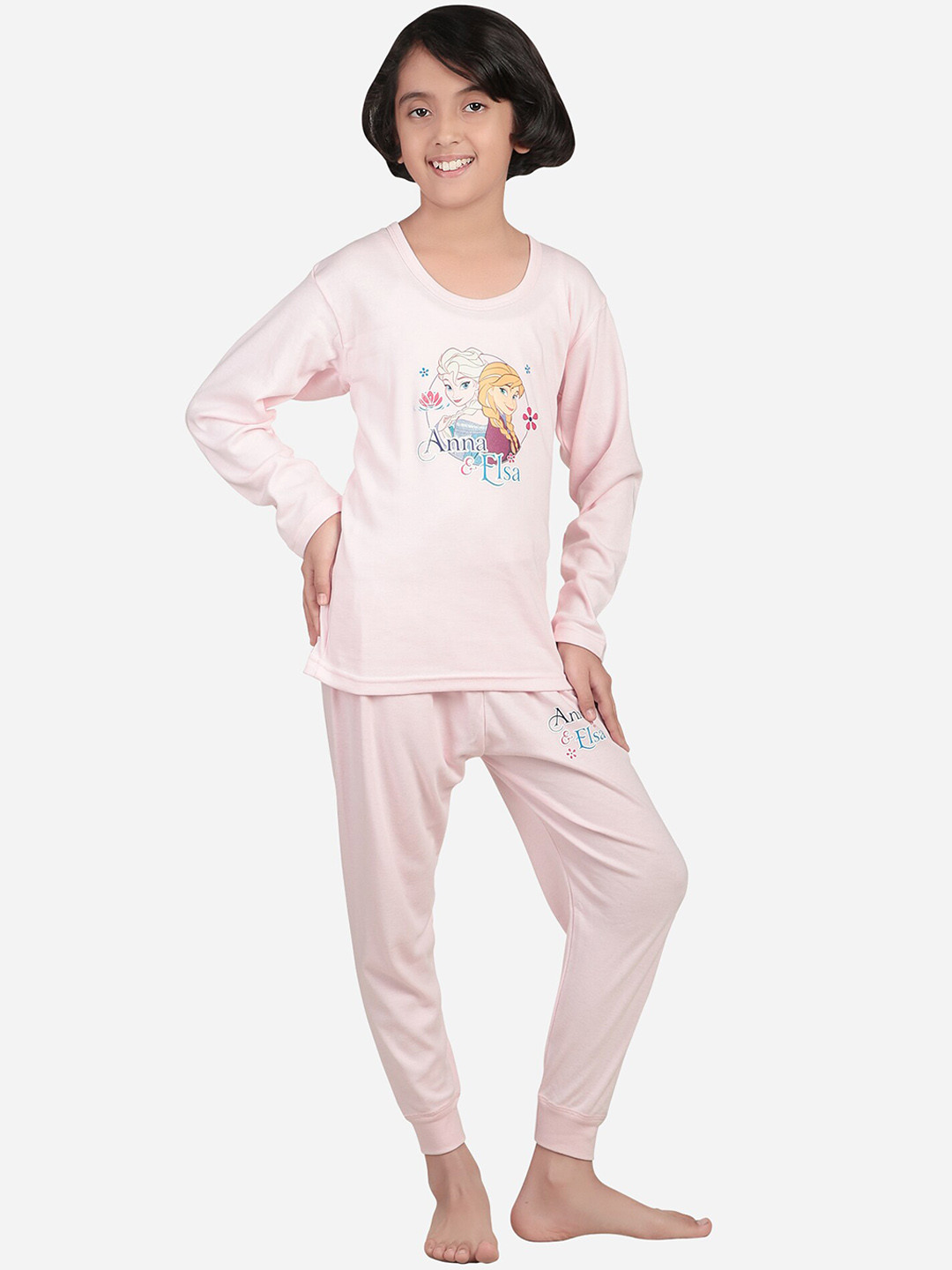 Buy Bodycare Girls Printed Thermal Set - Thermal Set for Girls 26650346 ...