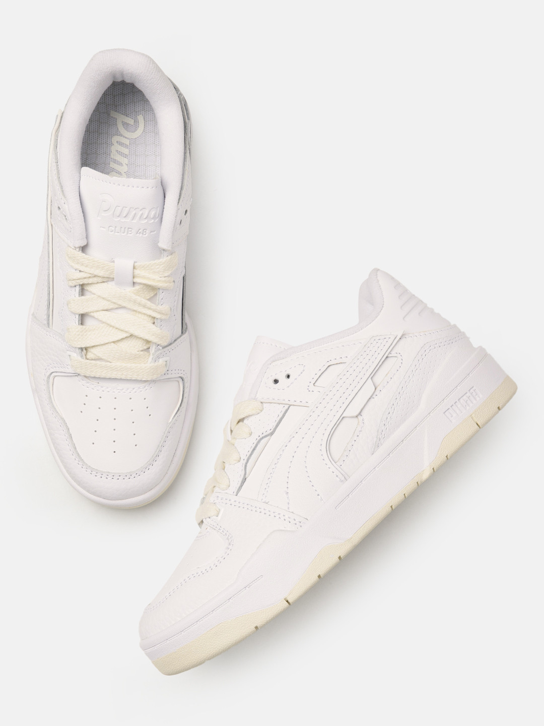 Buy Puma Unisex Perforations Slipstream Club 48 Leather Sneakers ...