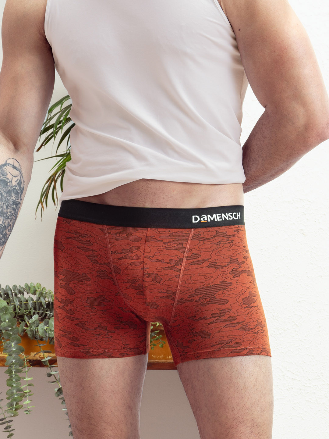 Buy DaMENSCH DEO SOFT Printed Premium Egyptian Cotton Modal Blend Trunk ...