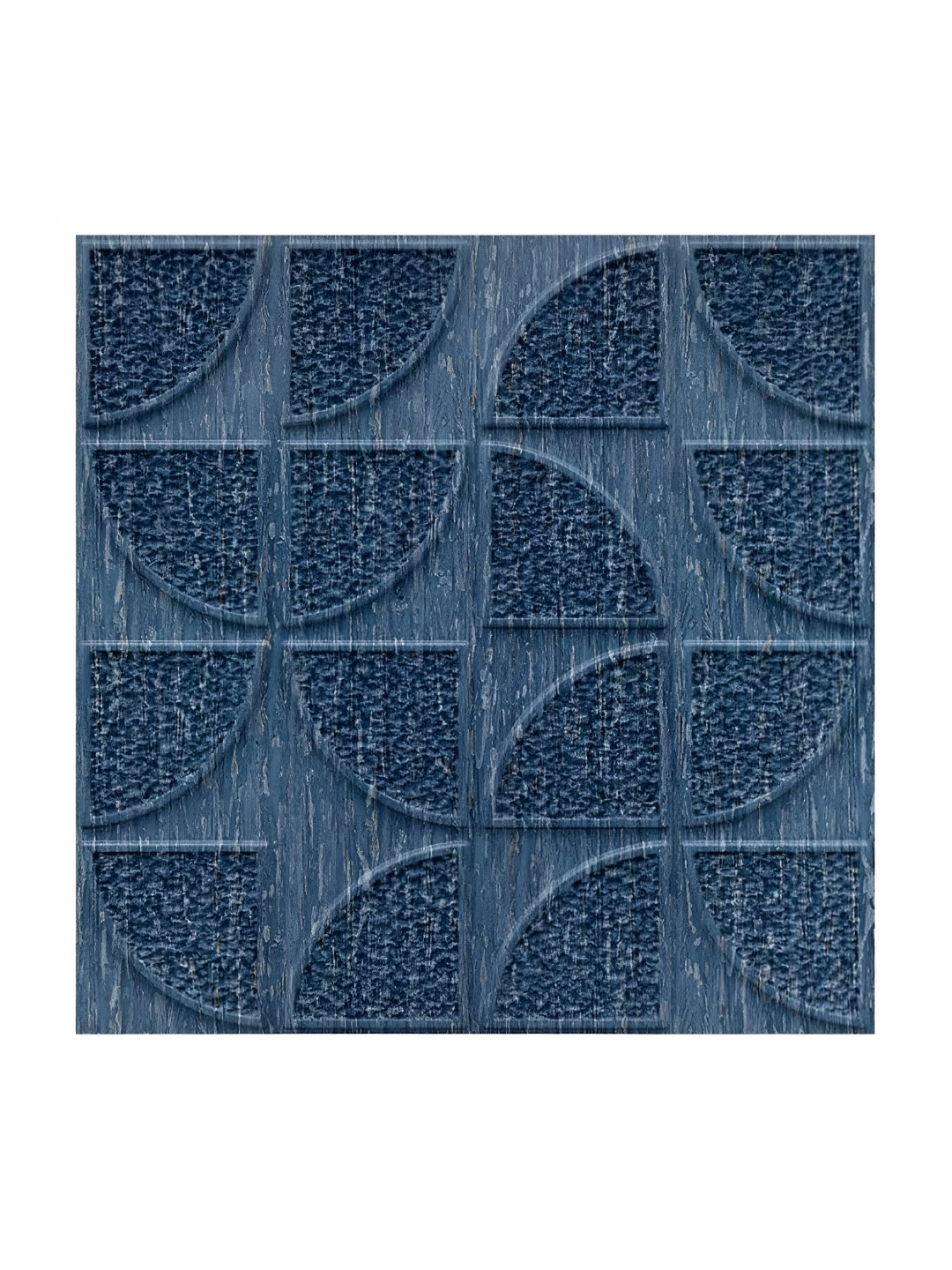 Buy KAYRA DECOR Blue 3 Pieces Quarter Circle Design 3D Self Adhesive ...