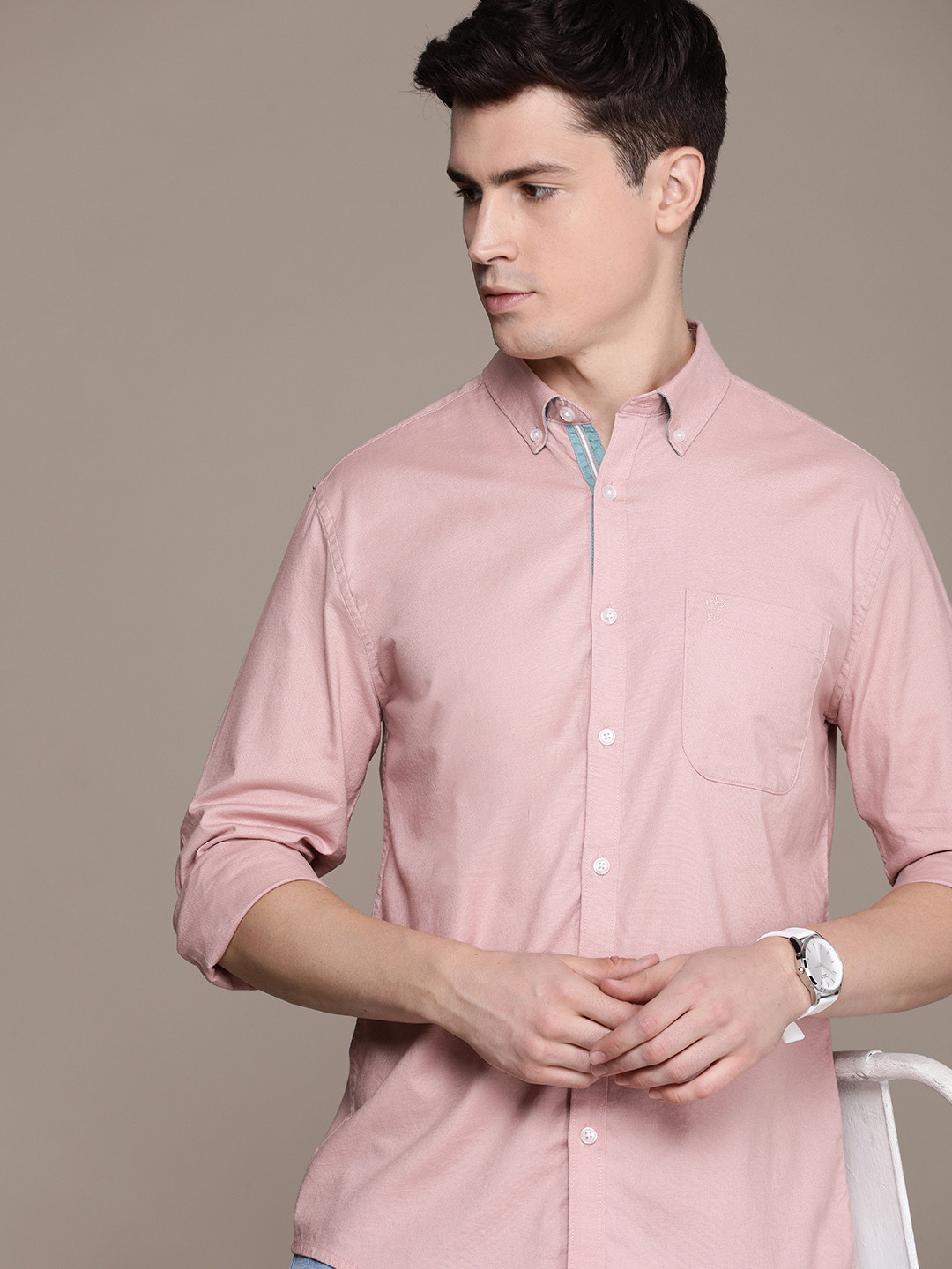 Buy French Connection Solid Slim Fit Casual Shirt - Shirts for Men ...